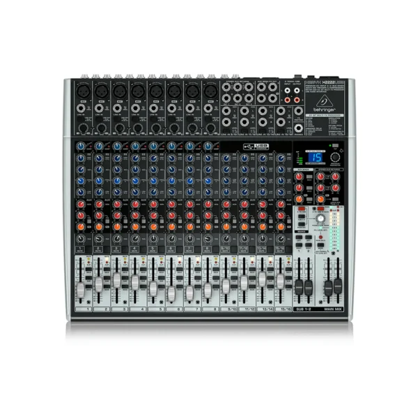X-2222USB – MEZCLADOR ANÁLOGO BEHRINGER 8 ENTRADAS HÍBRIDAS – Surtistereo